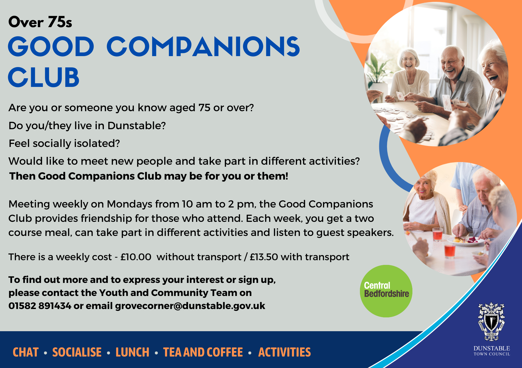 Over 75’s Good Companions Club – Kirby Road Surgery